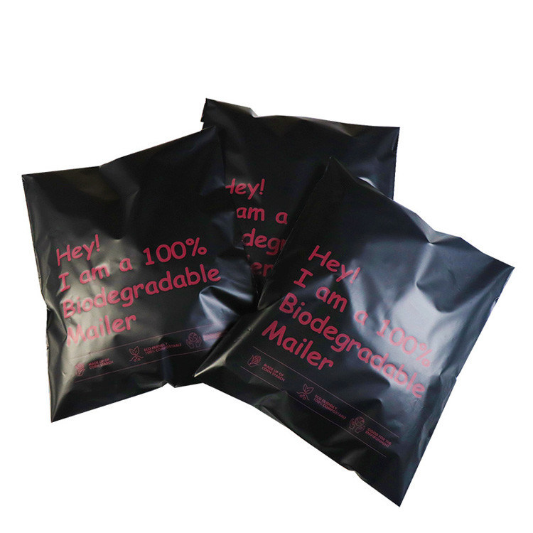 Custom Eco Friendly PLA Corn Starch Biodegradable Packaging Bags With ...